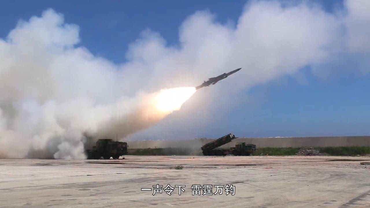 New test launches of YJ-12B anti-ship missiles by the Chinese Armed ...